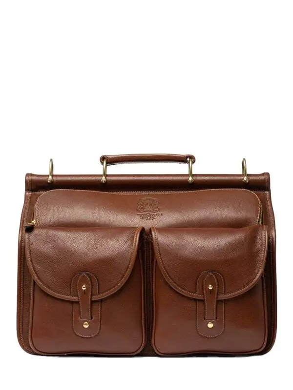 Ghurka Garrison No. 147 Briefcase - Vintage Chestnut Leather