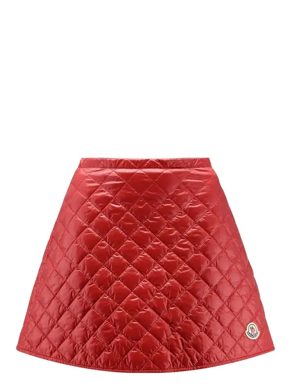 Moncler Nylon Mini Skirt - Red