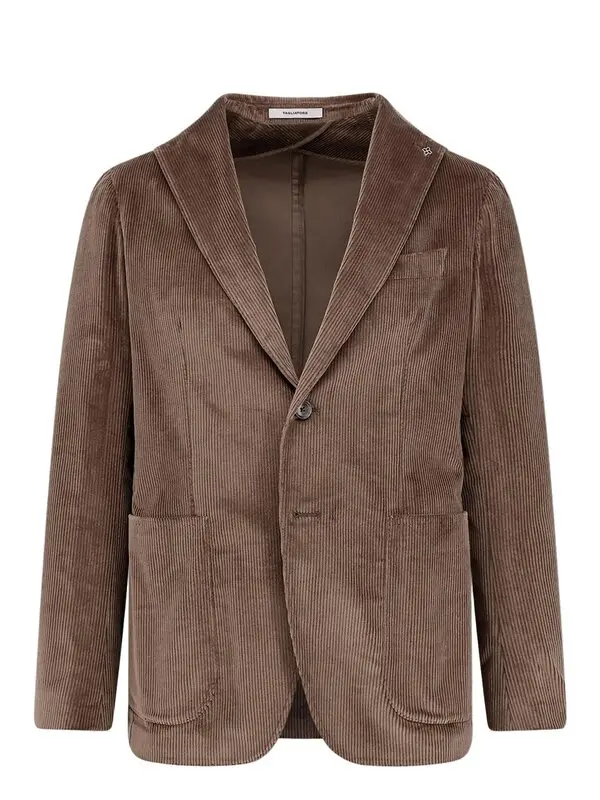 Tagliatore Singlebreasted Corduroy Blazer - Brown