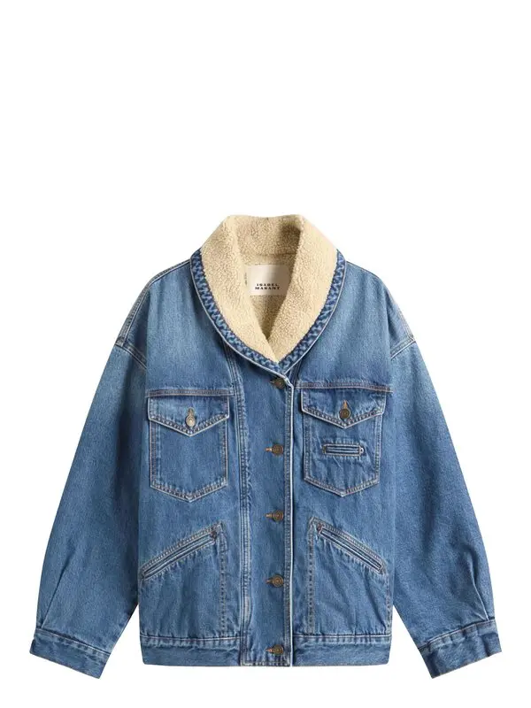 Isabel Marant Pimia Denim Jacket - Blue