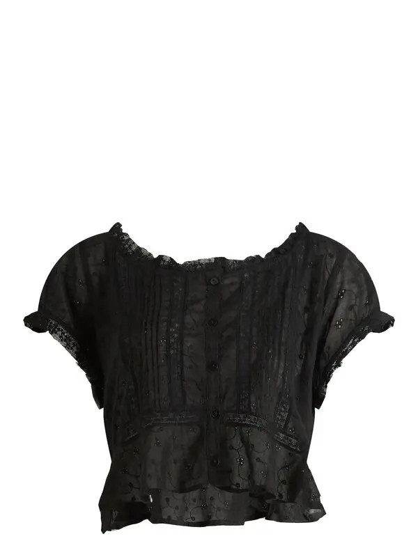 Rixo Sandi Top - Black