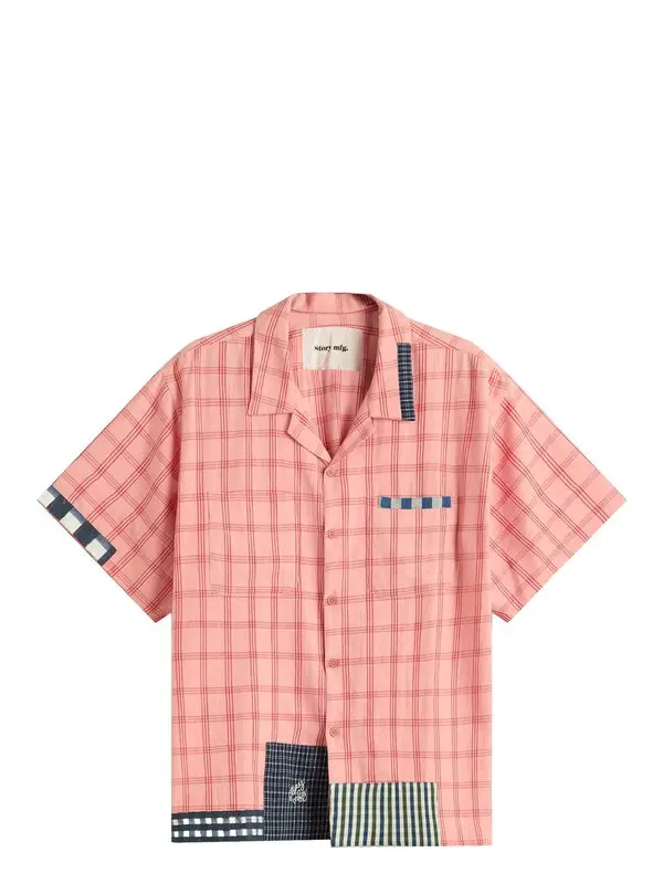 STORY MFG. Pa Shirt - Pink Handloom Picnic