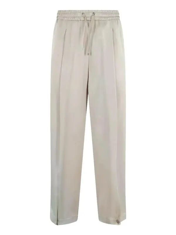 Herno Pleated Drawstring Pants - Neutrals