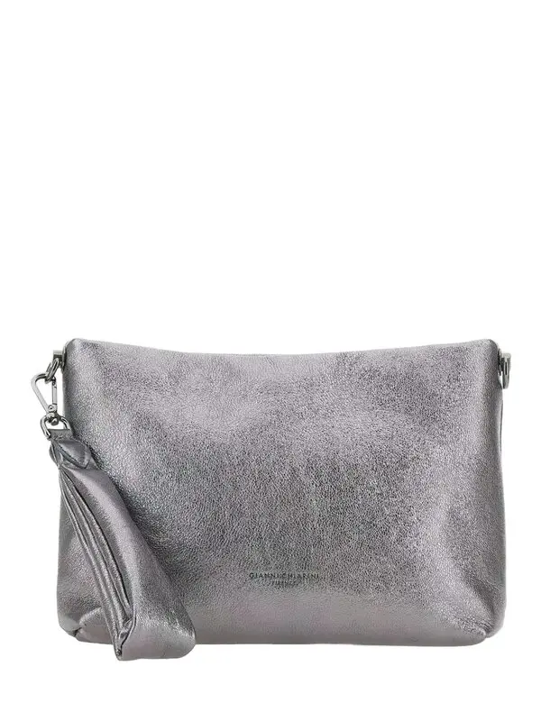 GIANNI CHIARINI Leather Clutch - Grey