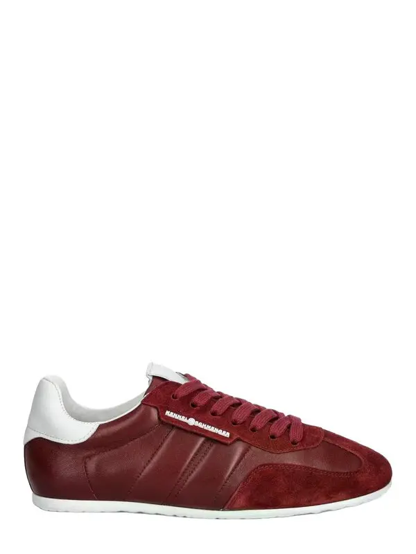 KENNEL&SCHMENGER Leather Drop Sneakers - Red