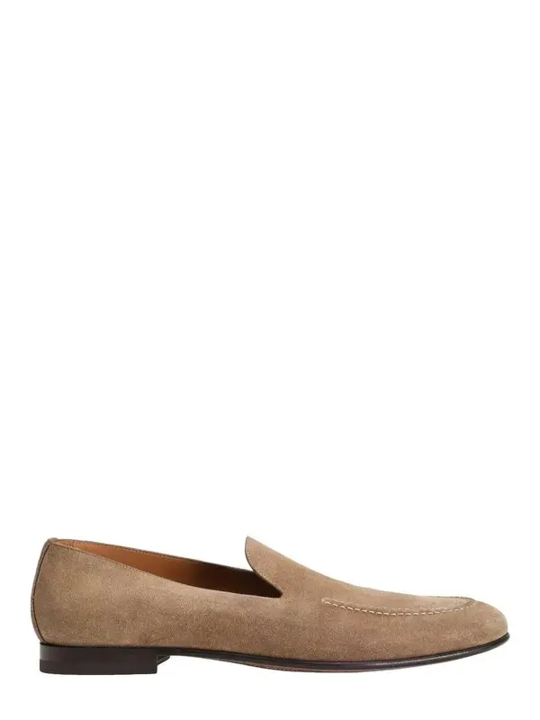 Dolce & Gabbana Split Suede Loafers - Brown