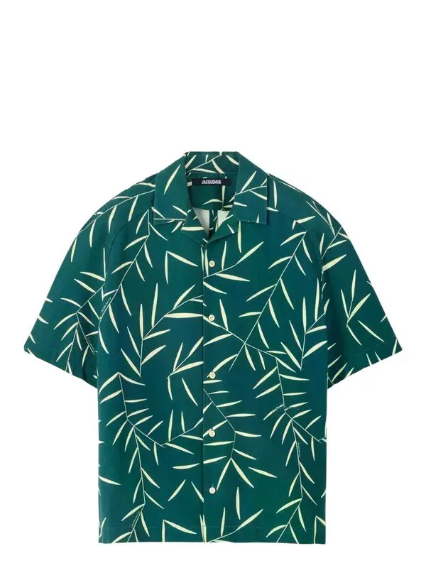 Jacquemus Printed Short-sleeve Shirt - Green