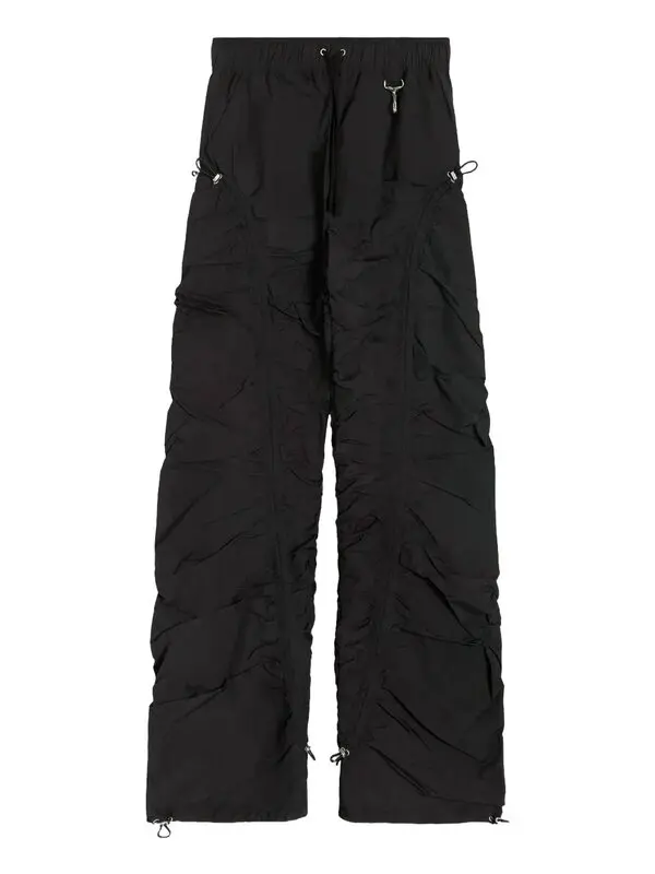 Reese Cooper Cinched-panel Trousers - Black