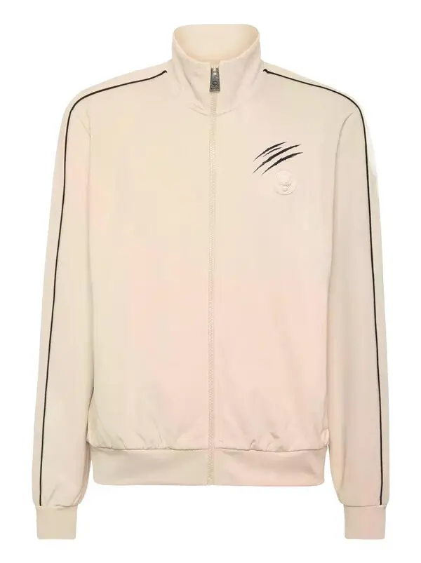 PLEIN SPORT Zip-up Track Jacket - Neutrals