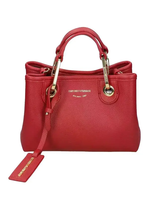 Emporio Armani Small Logo Tote Bag - Red