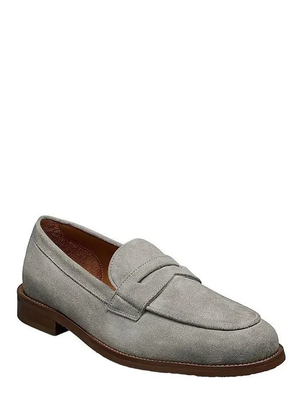 Allen Edmonds Como Suede Slip-on Loafers - Grey