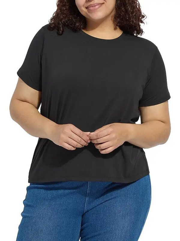Lyssé Perfect Boxy Cut Tee - Black