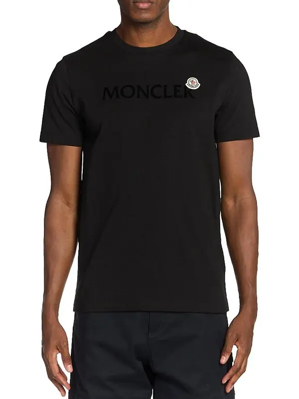 Moncler Short Sleeved Tee - Black