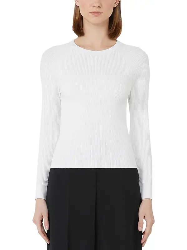 Max Mara Braies Crewneck Sweater - White