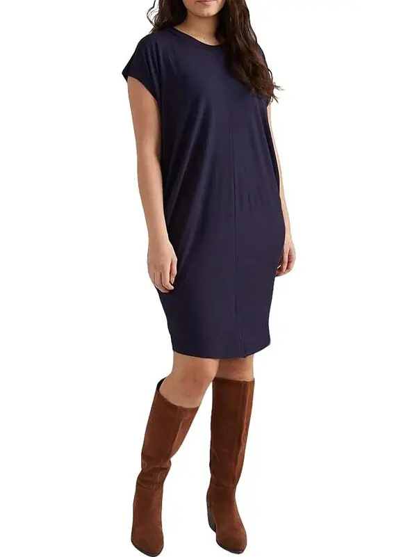 Universal Standard Liquid Jersey Carrera Dress - Midnight