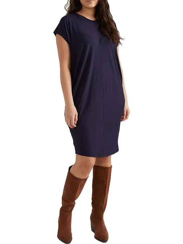 Universal Standard Liquid Jersey Carrera Dress - Midnight