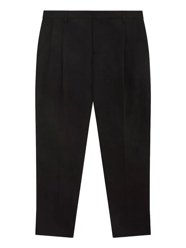 Patrizia Pepe Pleated Trousers - Black
