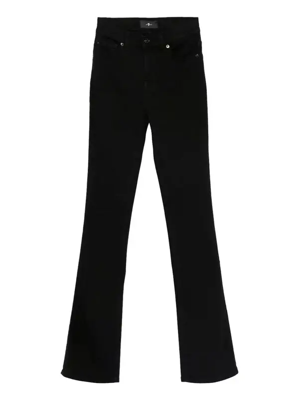 7 For All Mankind Flared Jeans - Black