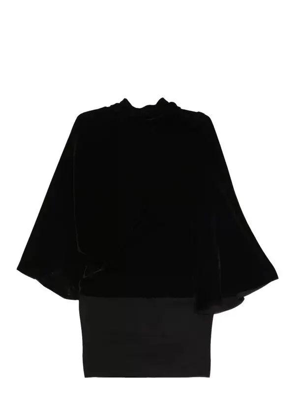 Rick Owens Velvet-effect Top - Black