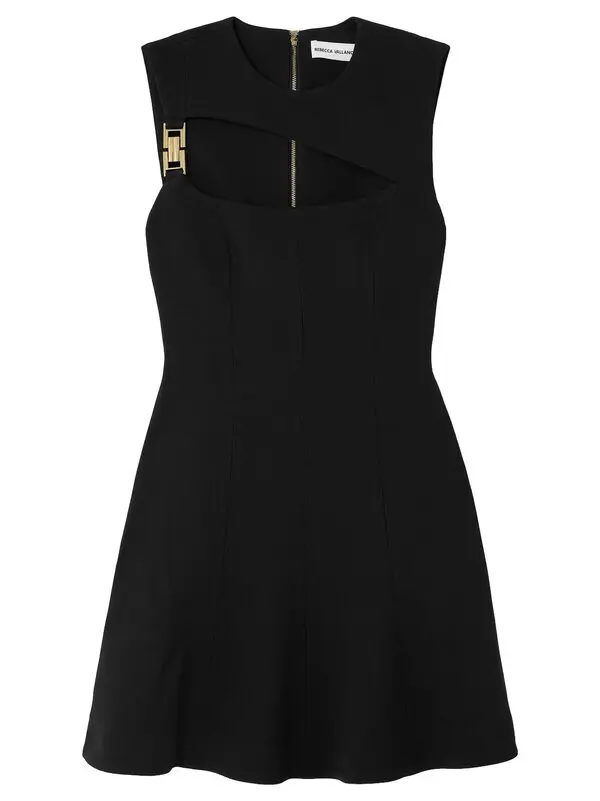 Rebecca Vallance Freyja Cutout Mini Dress - Black