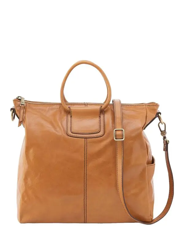 Hobo Sheila Leather Top Handle Tote - Natural