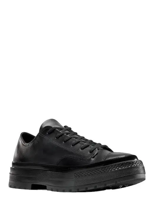 CONVERSE Chuck 70 National Leather Sneaker - Black/ Black/ Black