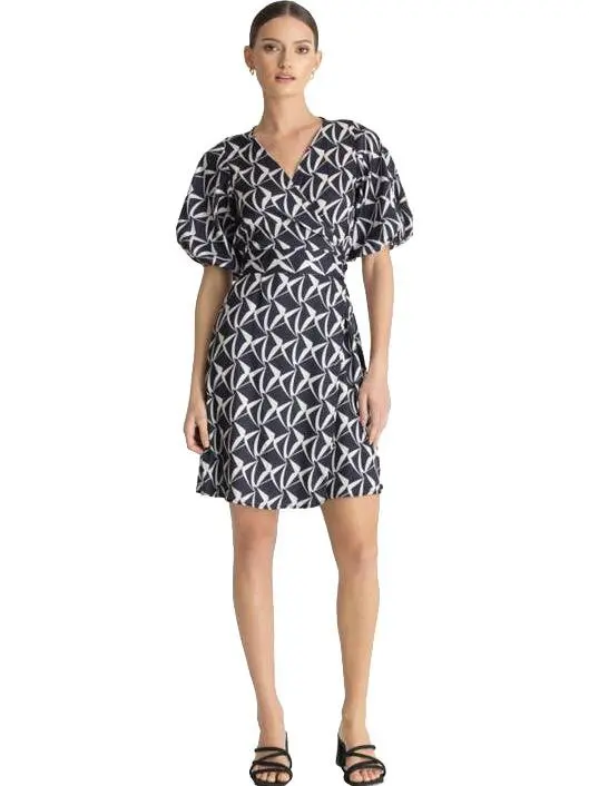 DIARRABLU Yali Wrap Dress - Zhy Noir
