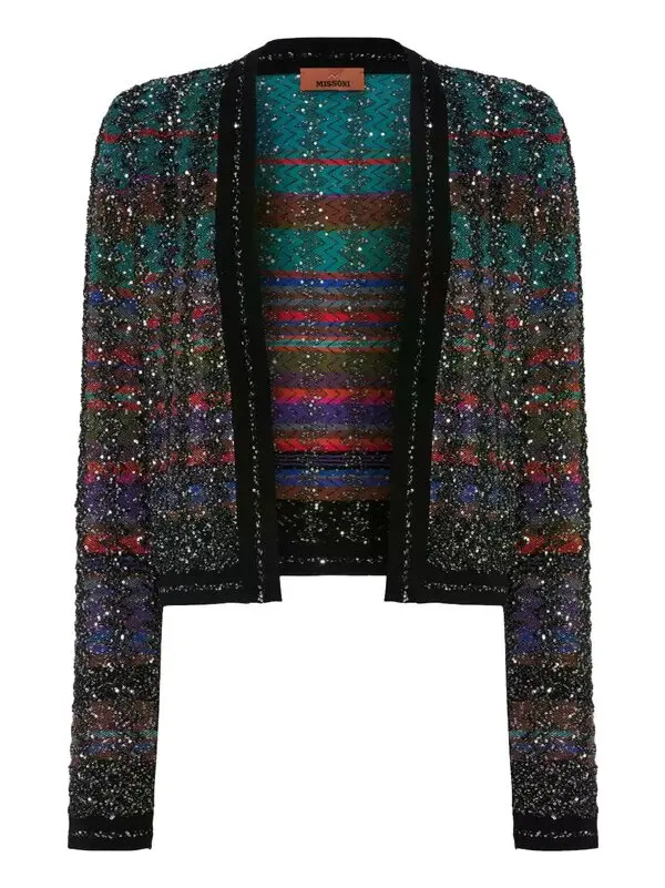 Missoni Sequin-embellished Cardigan - Black