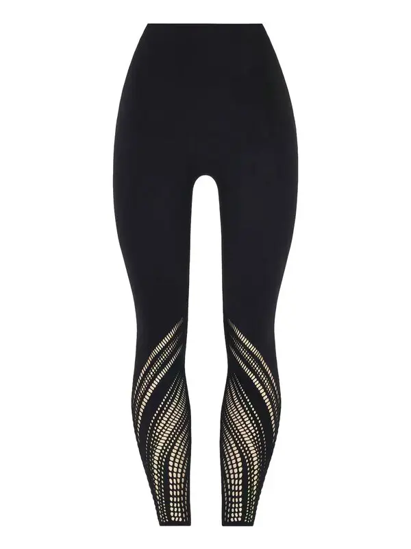 Wolford Organic Net Leggings - Black