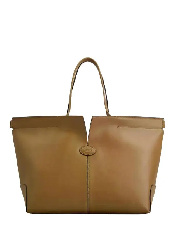 TOD'S Tote Bag With Pouch - Brown