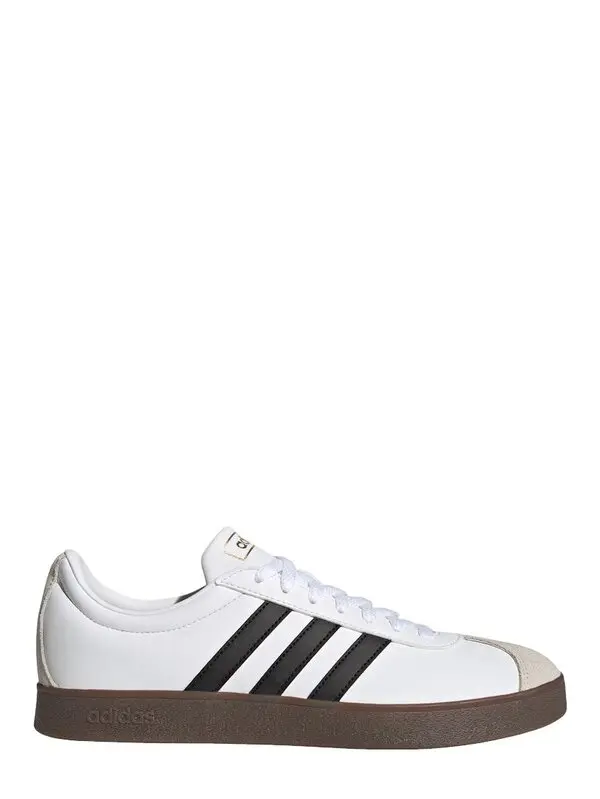 Adidas Vl Court 2.0 Lace Up Sneakers - Cloud White/core Black/gum