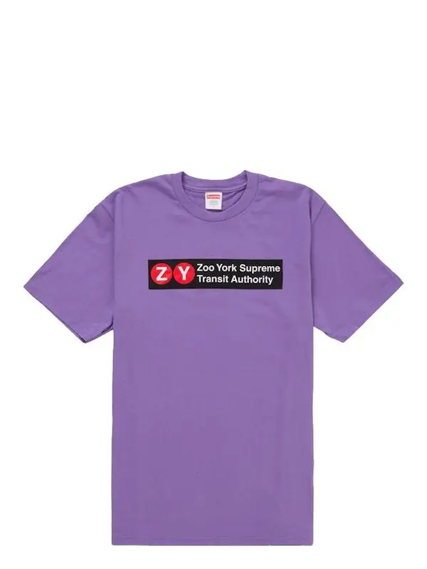 Supreme Zoo York Transit Tee Shirt - Purple