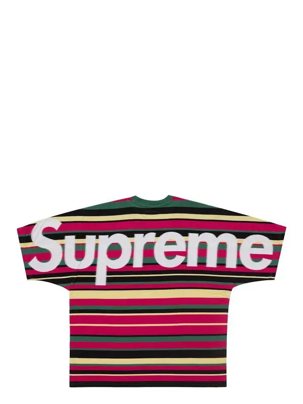 Supreme Intarsia Short Sleeve Top - Stripe