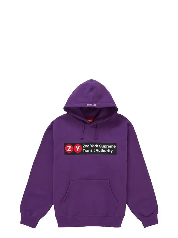 Supreme Zoo York Hooded Sweatshirt - Purple