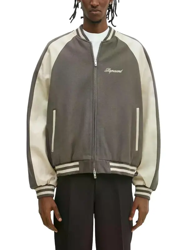 REPRESENT Varsity Jacket - Brown
