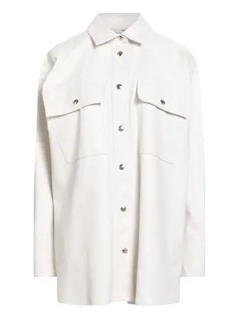 SEMICOUTURE Coated Fabric Shirt - White