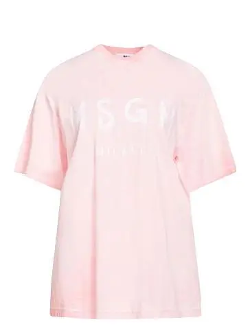 MSGM Logo-print T-shirt - Pink