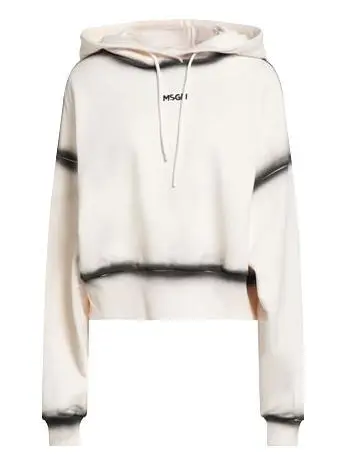 MSGM Light Cotton Sweatshirt - White