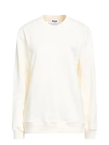 MSGM Cotton Sweatshirt - White