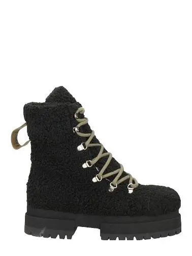 MARIA LUCA Ankle Combat Boots - Black