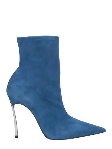 Casadei Leather Ankle Boots - Blue