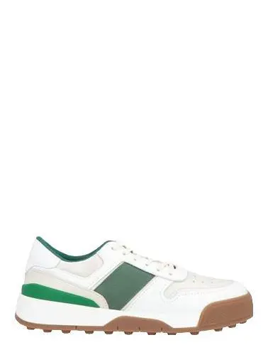 TOD'S Leather Low-top Sneakers - White