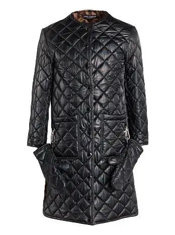 Dolce & Gabbana Iridescent Shell Coat - Black