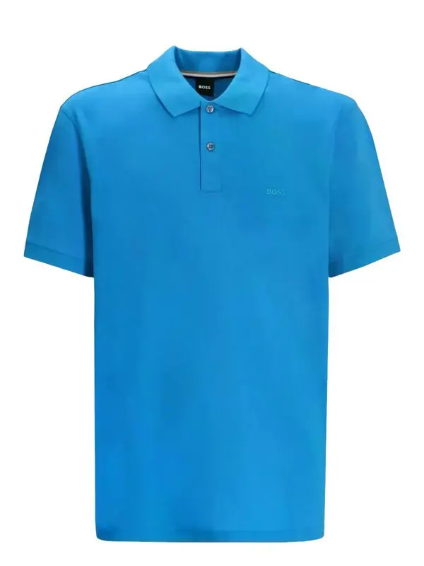 BOSS Piqué Polo Shirt - Blue