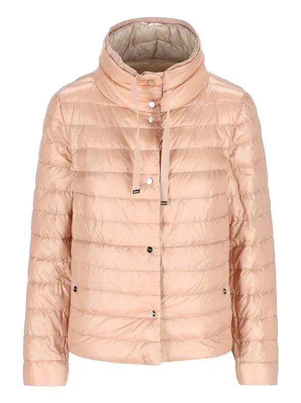 Herno Down Jacket Reversible Hood - Pink Clear/chan Tilly