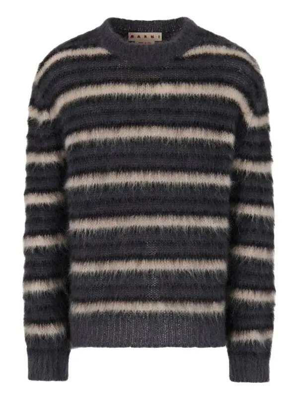 Marni Striped Knitwear - White