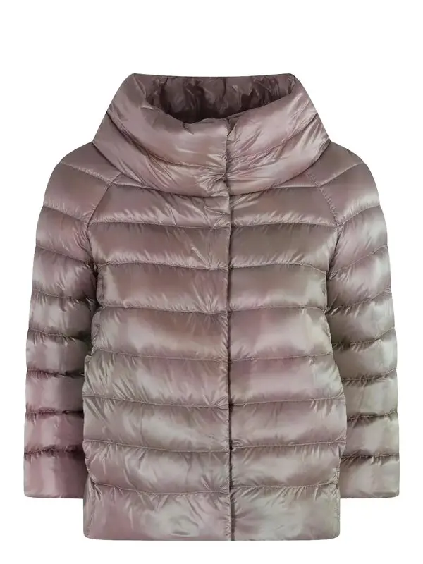 Herno Quilted High-neck Jacket - Pink