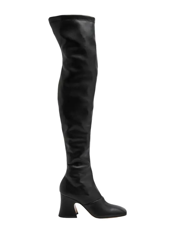Chloé Janis Leather Over-the-knee Boots - Black