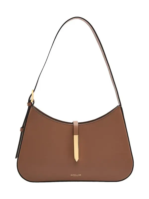 DEMELLIER Tokyo Leather Shoulder Bag - Tan