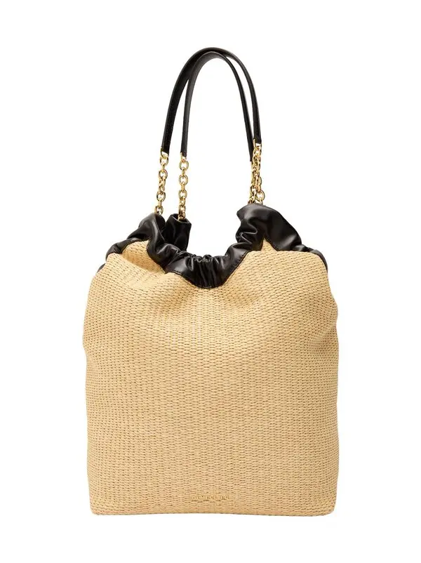 DEMELLIER Miami Raffia Tote - Natural